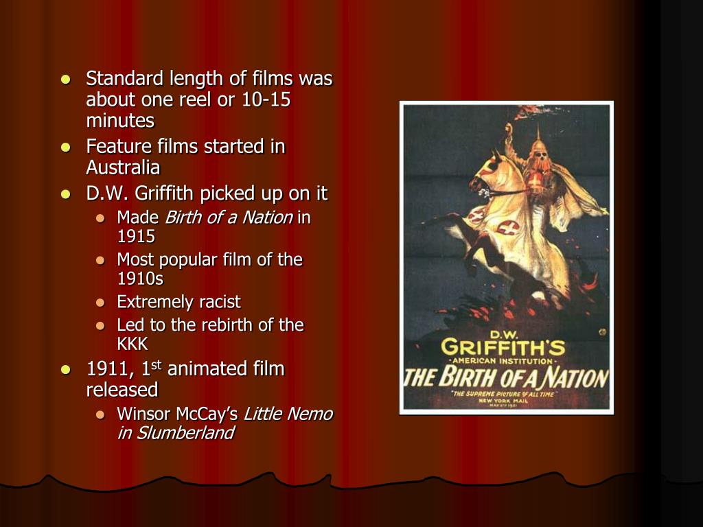 PPT - History of Film PowerPoint Presentation, free download - ID:3099613