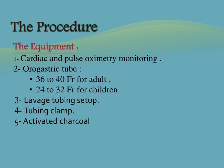 PPT - Gastric Lavage PowerPoint Presentation - ID:3100161