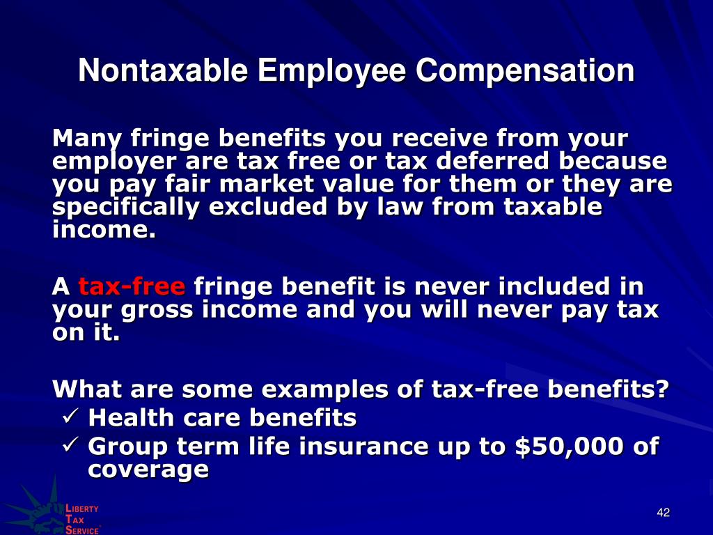 PPT - Liberty Tax Service Basic Income Tax Course Lesson 4 PowerPoint ...