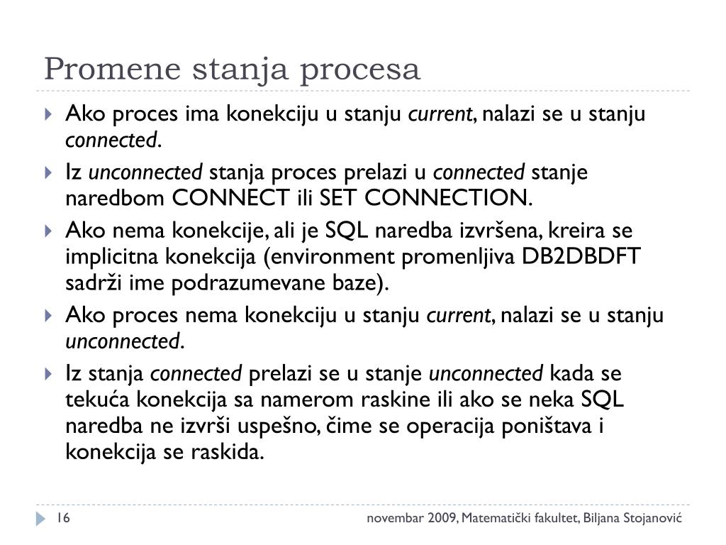 PPT - Distribuirane i objektne baze podataka vežbe, školska 2009/10 ...
