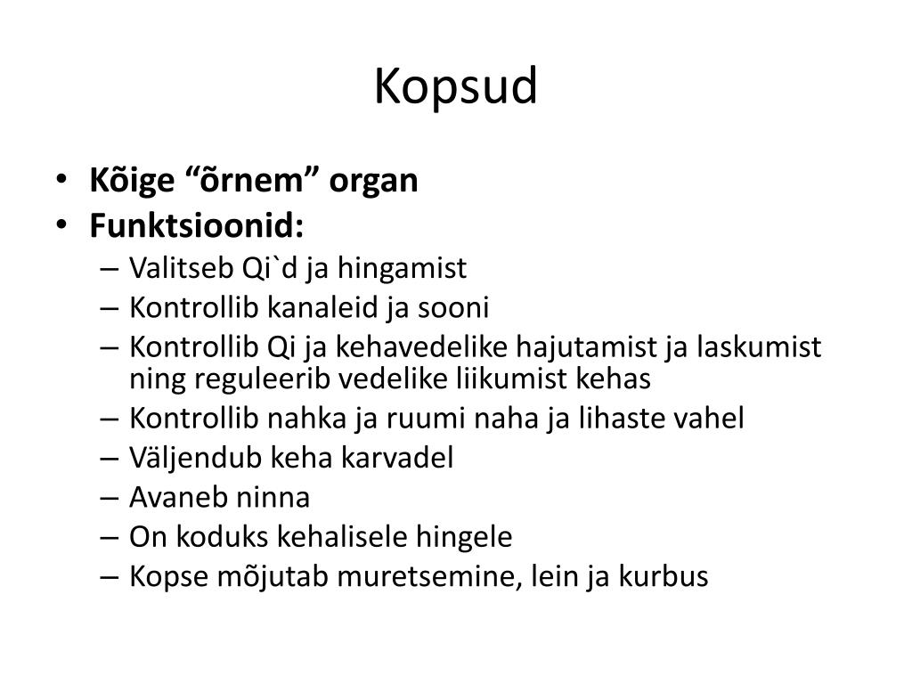 PPT - Hiina meditsiini teooria kursus II tsükkel PowerPoint ...