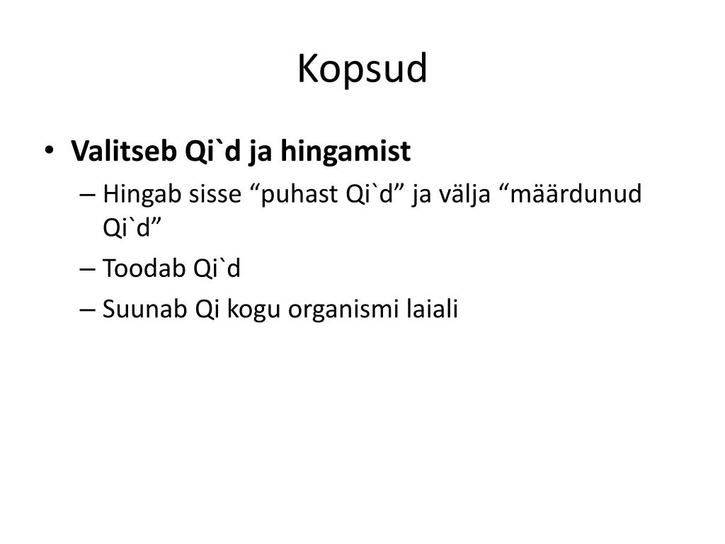PPT - Hiina meditsiini teooria kursus II tsükkel PowerPoint ...
