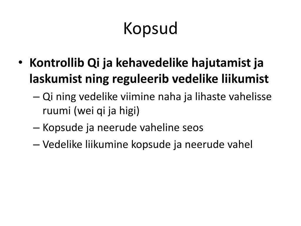 PPT - Hiina meditsiini teooria kursus II tsükkel PowerPoint ...
