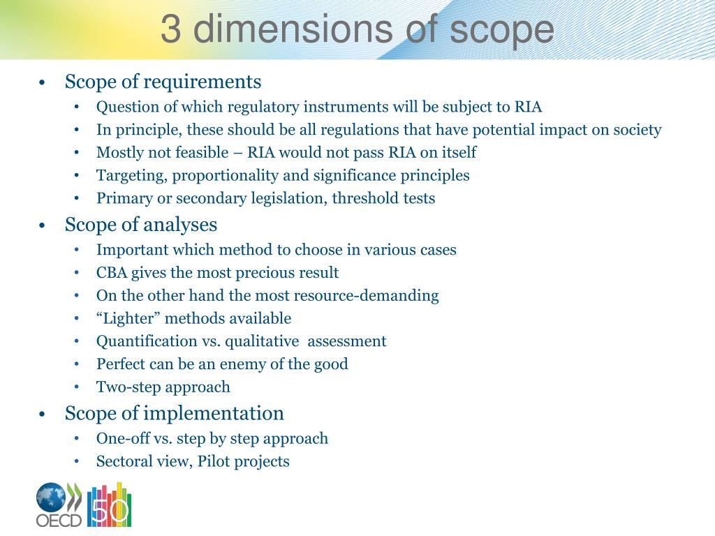 PPT - The Splendours and Miseries of Regulatory Impact Assessment in ...