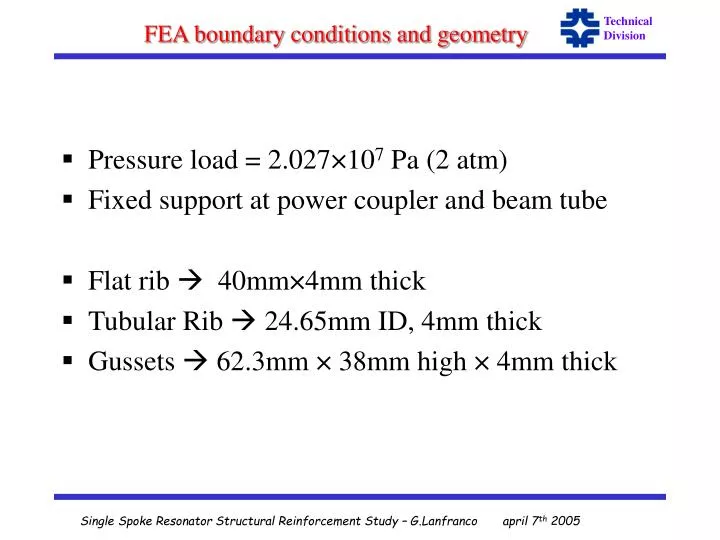 PPT - FEA boundary conditions and geometry PowerPoint Presentation ...