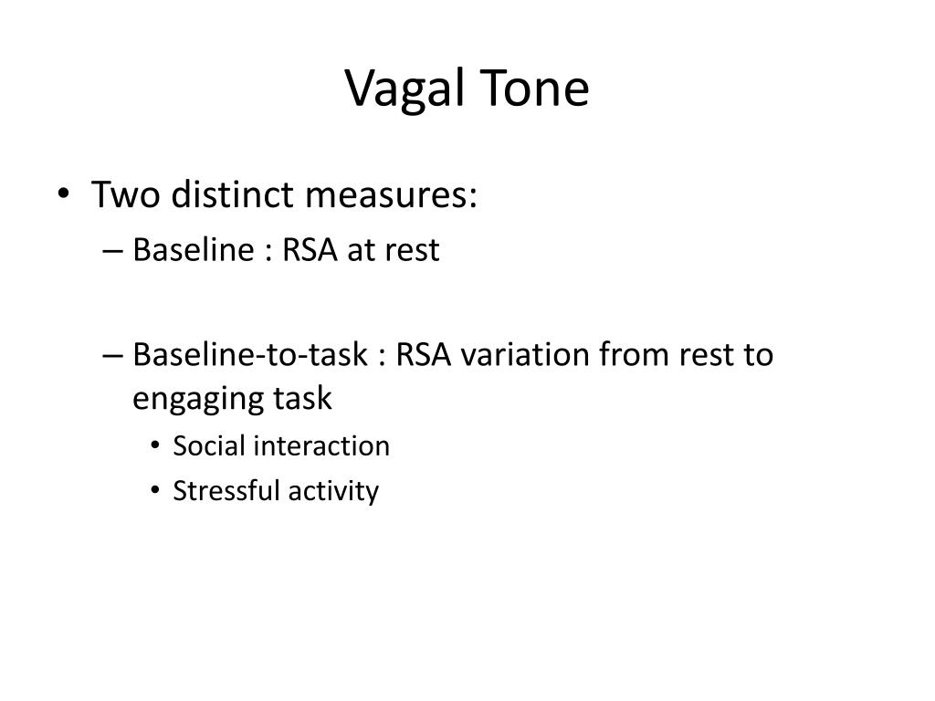 PPT - Cardiac Vagal Tone and Emotion Regulation PowerPoint Presentation ...
