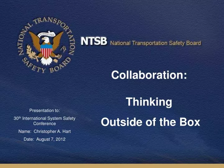 PPT - Collaboration: Thinking Outside of the Box PowerPoint ...