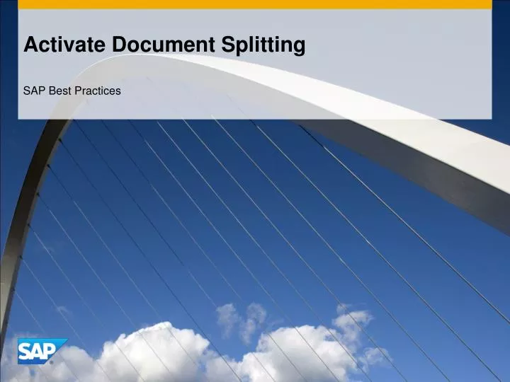 PPT - Activate Document Splitting PowerPoint Presentation, free ...