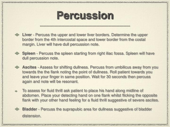 PPT - Abdominal Examination PowerPoint Presentation - ID:3102134