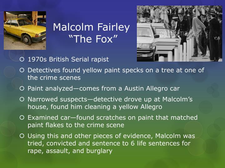 PPT - Forensic Paint Analysis PowerPoint Presentation - ID:3102911