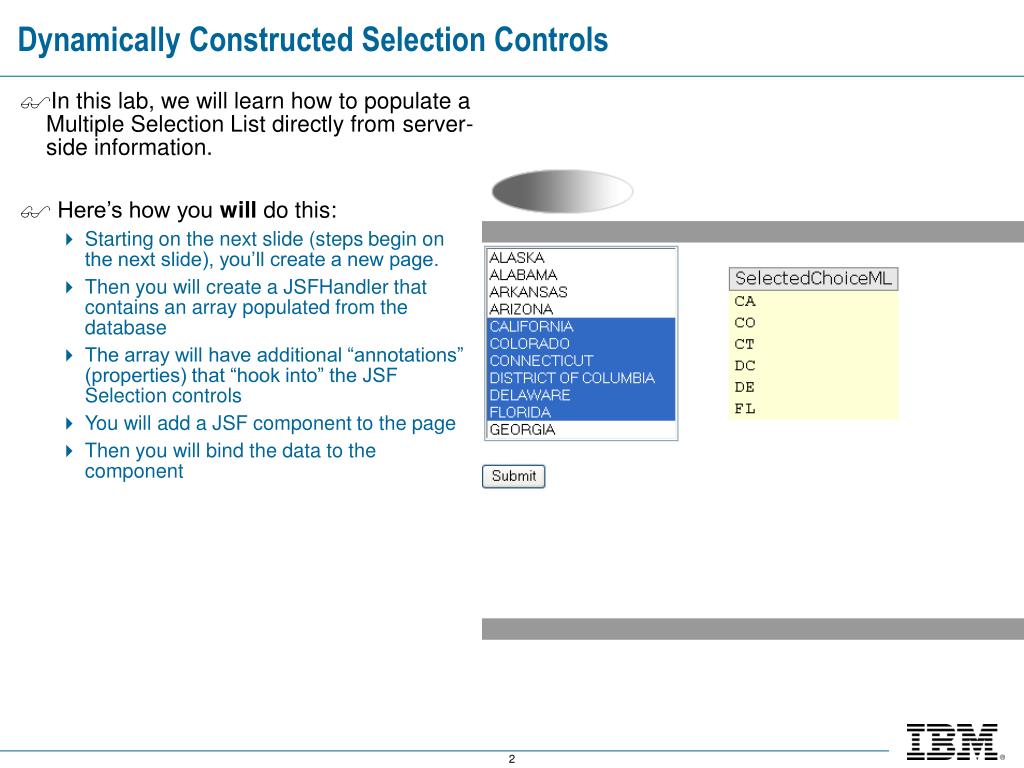 PPT - Dynamically Populating a Multiple Selection List Box PowerPoint ... PPT - Dynamically Populating a Multiple Selection List Box PowerPoint ...