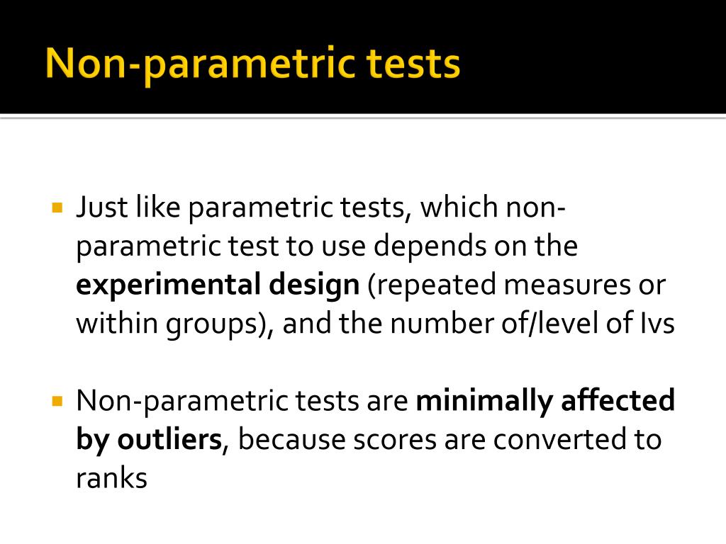 Ppt Non Parametric Statistics Powerpoint Presentation Free Download