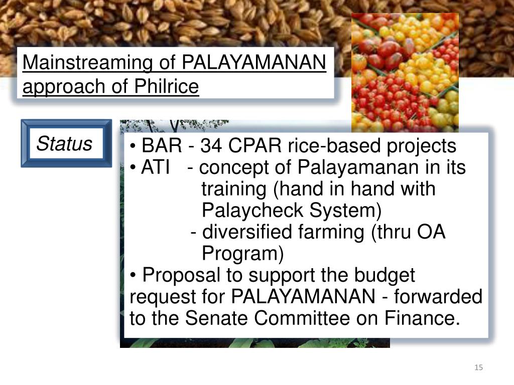PPT - AGRICULTURE AND FISHERIES 2025 MID-YEAR CONFERENCE: ASSESSMENT ...