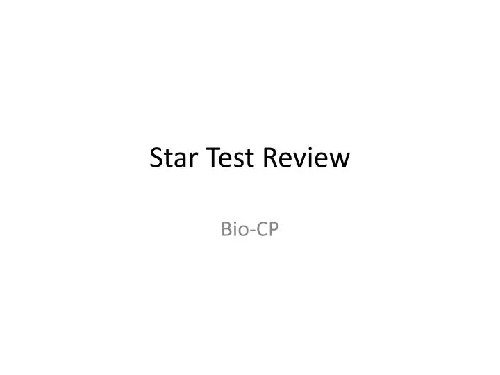 PPT - Star Test Review PowerPoint Presentation, free download - ID:3103409