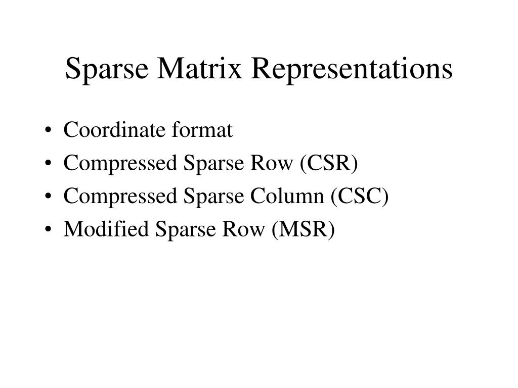 PPT - Sparse Matrix Dense Vector Multiplication PowerPoint Presentation ... PPT - Sparse Matrix Dense Vector Multiplication PowerPoint Presentation ...
