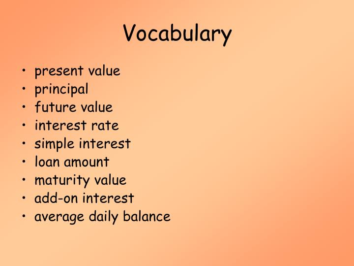 PPT - Simple Interest PowerPoint Presentation - ID:3103920