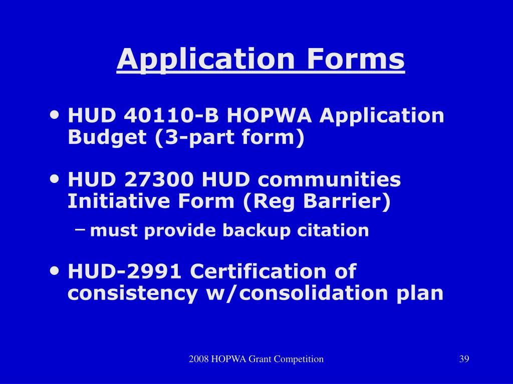 PPT - Housing Opportunities for Persons With AIDS PowerPoint ...