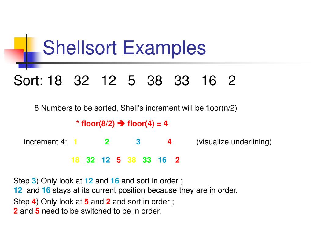 Ppt Selection Sort Insertion Sort Bubble And Shellsort Powerpoint Presentation Id3104555 6640