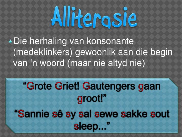 PPT - Afrikaans Eerste Addisionele Taal PowerPoint Presentation - ID ...