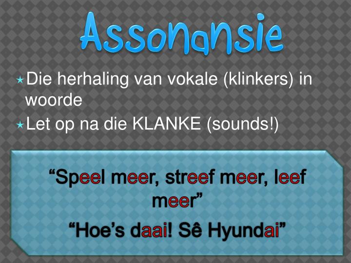PPT - Afrikaans Eerste Addisionele Taal PowerPoint Presentation - ID ...