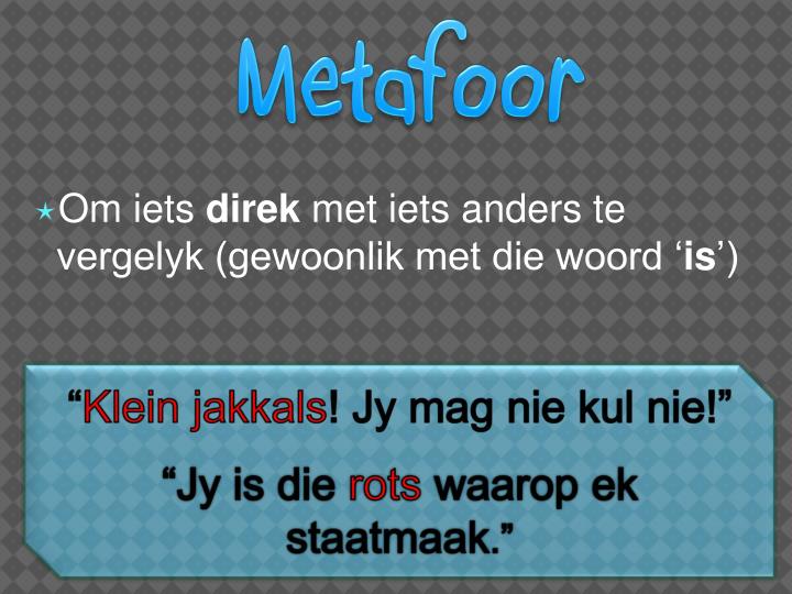 PPT - Afrikaans Eerste Addisionele Taal PowerPoint Presentation - ID ...