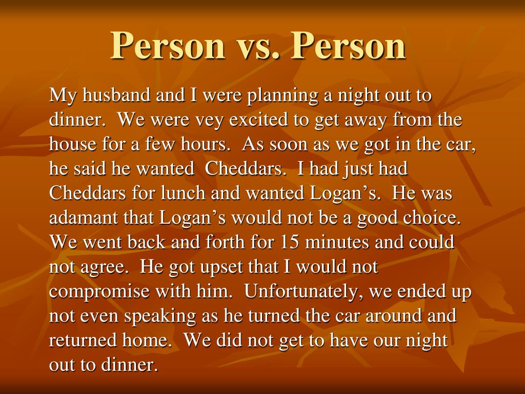 PPT - Literary Conflict : the struggle that takes place in the story ...
