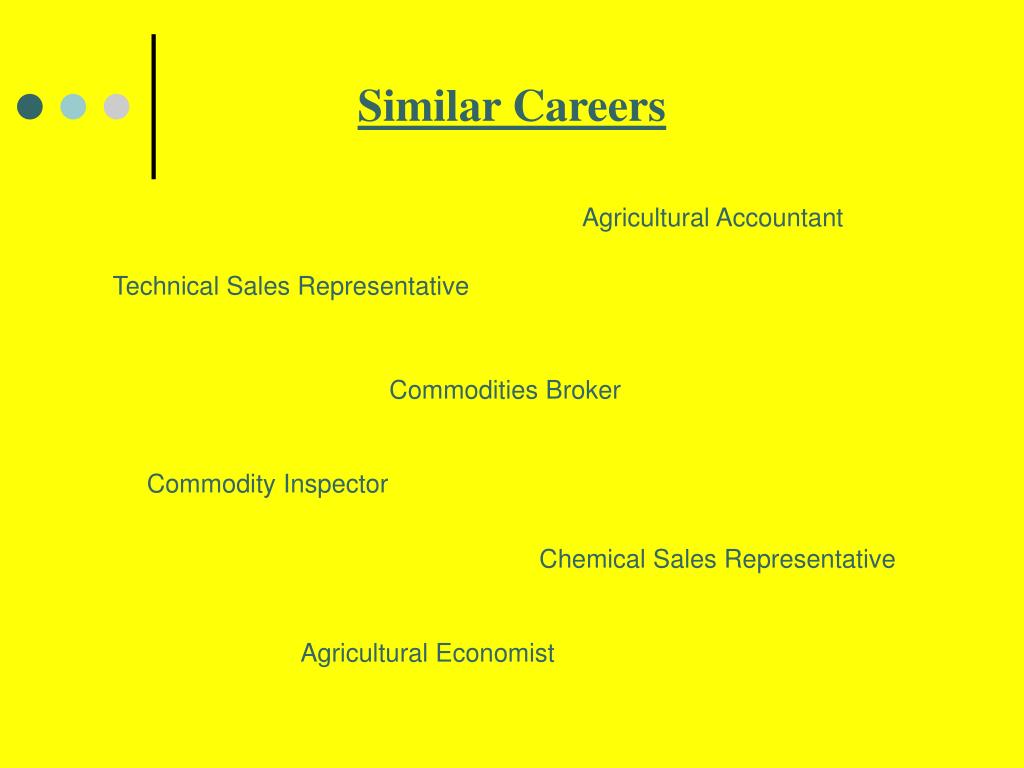 PPT - Agricultural Careers Agricultural Sales Representative PowerPoint ...
