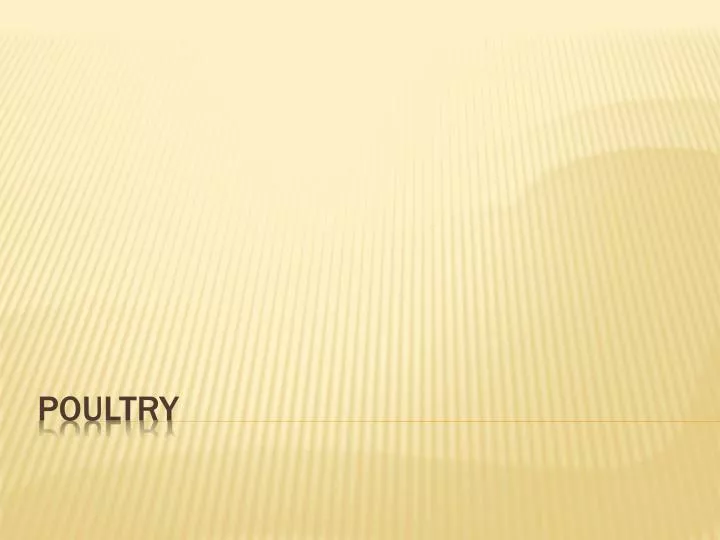 PPT - Poultry PowerPoint Presentation, free download - ID:3106211