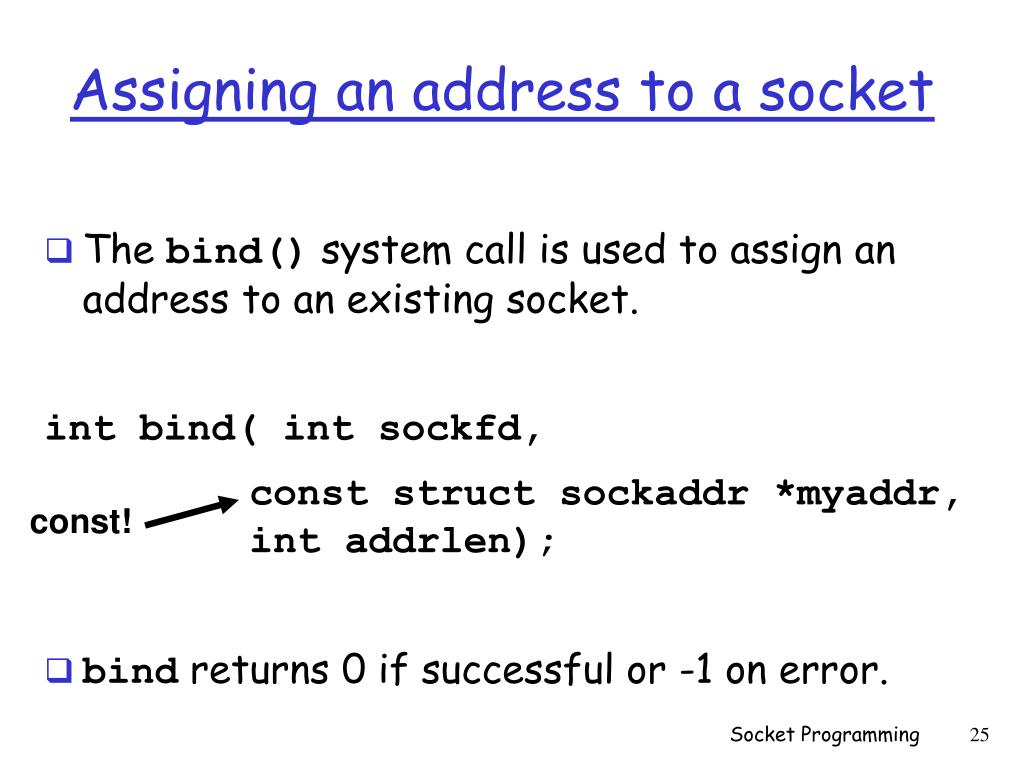 PPT - Lecture 4 Socket Programming PowerPoint Presentation, free download - ID:3107100