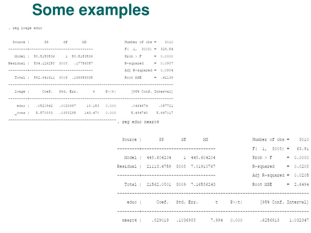 Ppt Applied Econometrics Instrumental Variable Approach Powerpoint