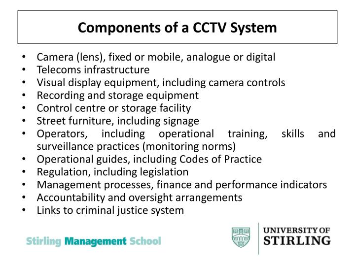 PPT - Components of a CCTV System PowerPoint Presentation - ID:3108389