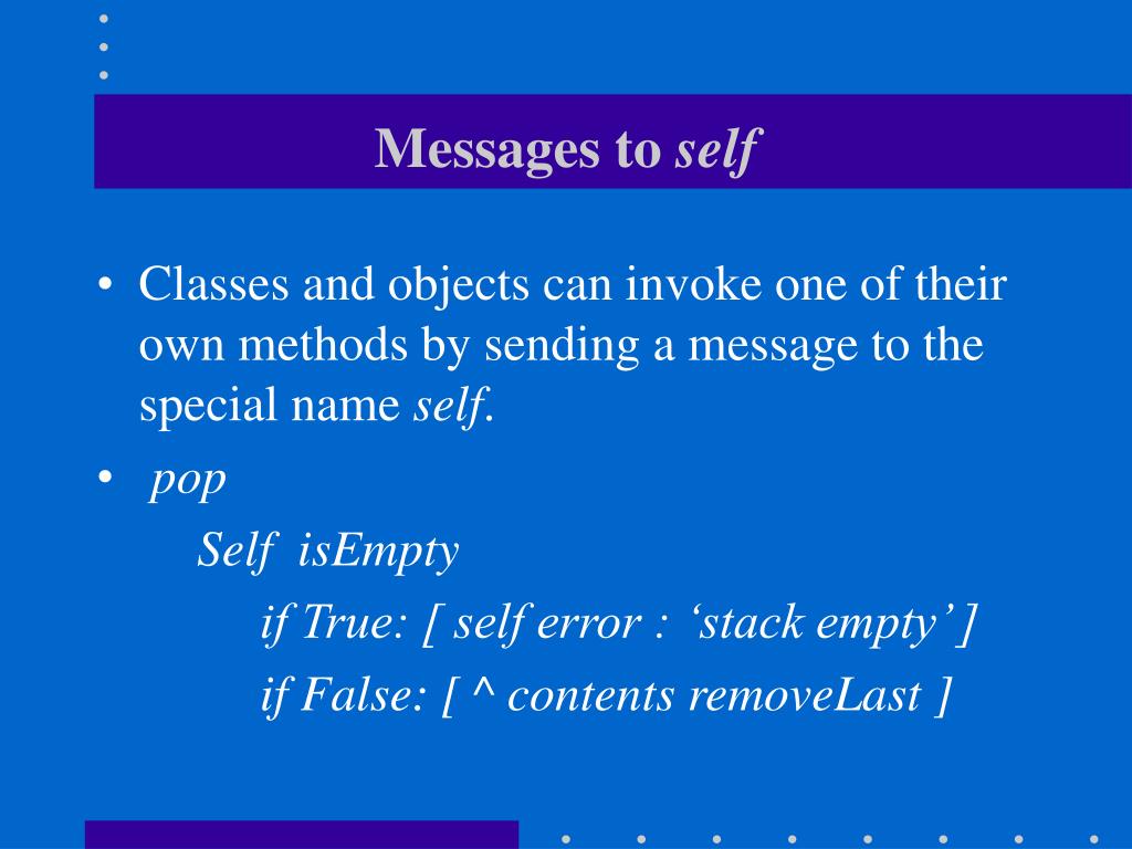 Ppt Object Oriented Programming Chapter 7 Programming Languages By Ravi Sethi Powerpoint