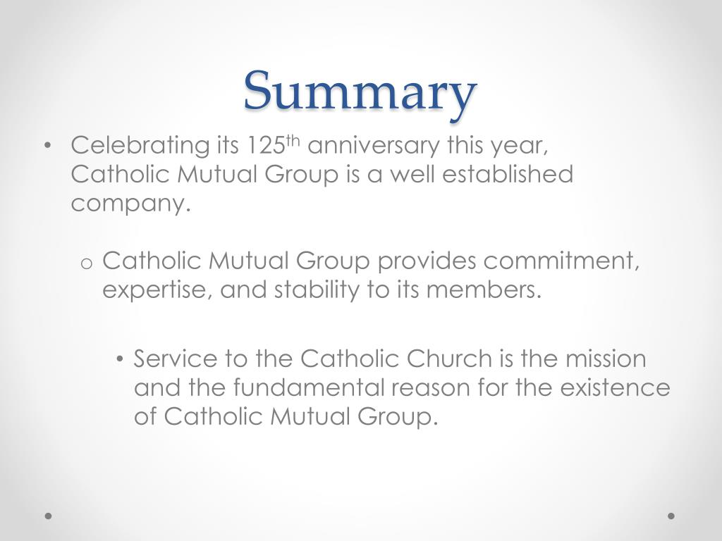 PPT - Catholic Mutual Group S.W.O.T. Analysis Strengths, Weaknesses ...