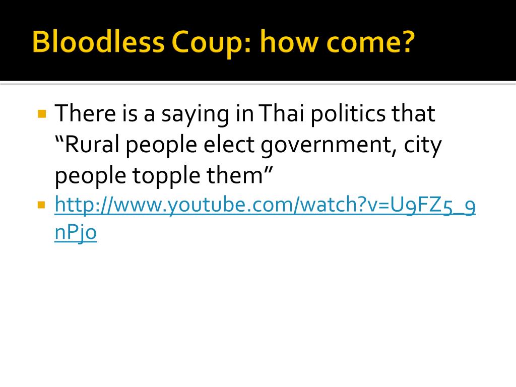 PPT - Political Crisis in Thailand PowerPoint Presentation, free ...
