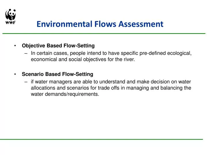PPT - Environmental Flows Assessment PowerPoint Presentation, free ...