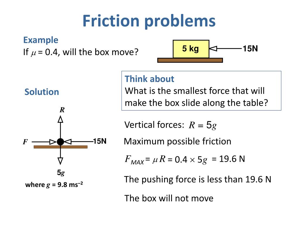 PPT - Solve friction problems PowerPoint Presentation, free download ... PPT - Solve friction problems PowerPoint Presentation, free download ...