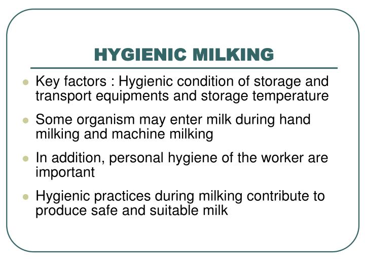 PPT - CLEAN MILK PRODUCTION (CMP) PowerPoint Presentation - ID:3110201