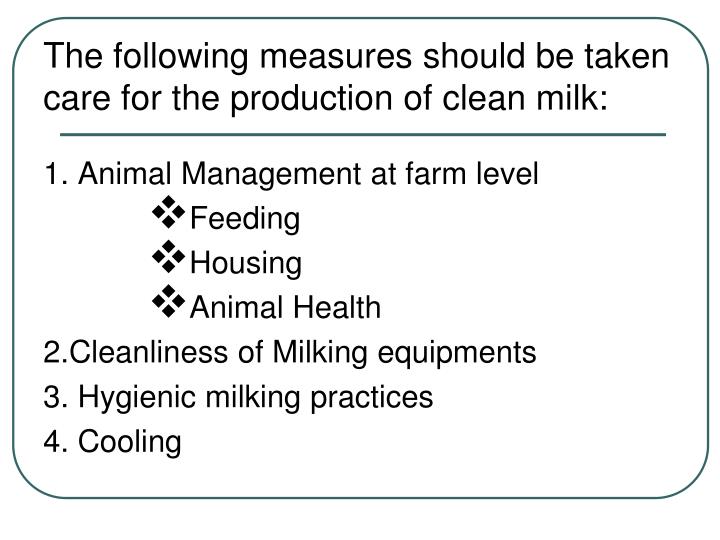 PPT - CLEAN MILK PRODUCTION (CMP) PowerPoint Presentation - ID:3110201