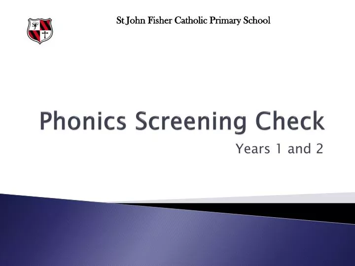 PPT - Phonics Screening Check PowerPoint Presentation, free download ...