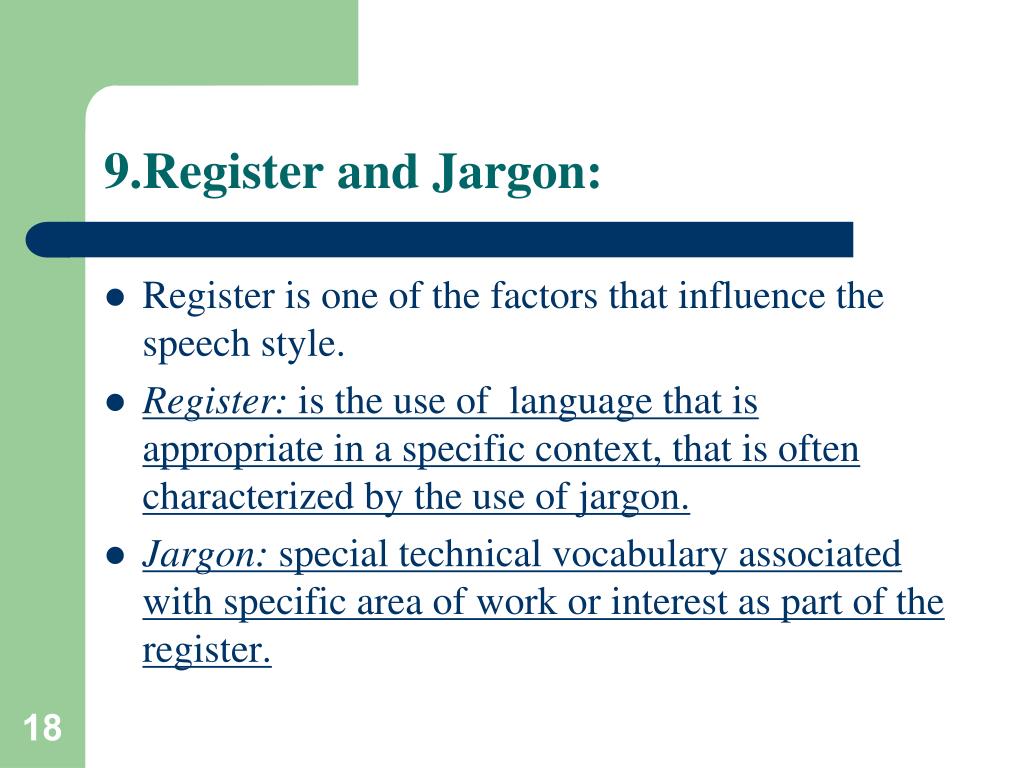 PPT - Language and Social Variation PowerPoint Presentation, free ...