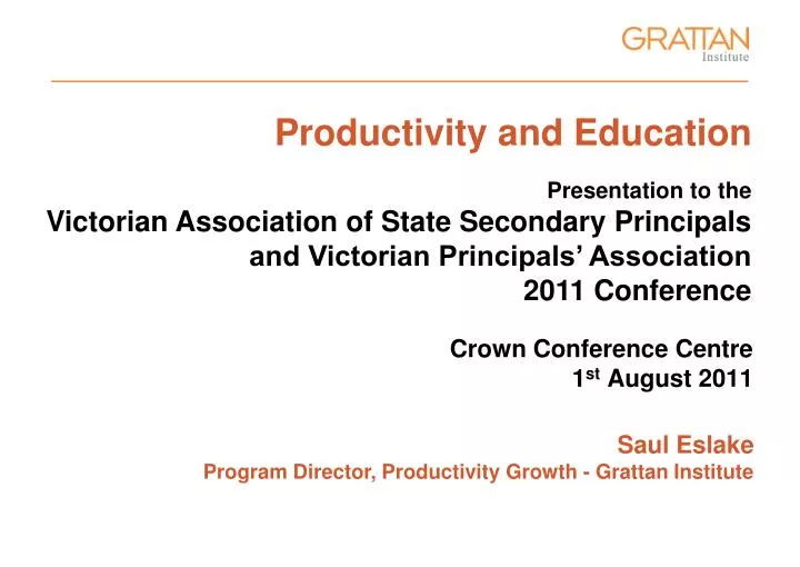 PPT - Productivity and Education PowerPoint Presentation, free download ...