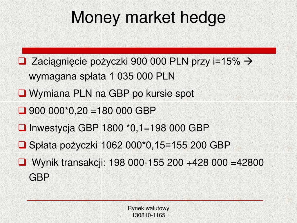 PPT - Metody zabezpieczenia przed ryzykiem kursowym- studia przypadku ...
