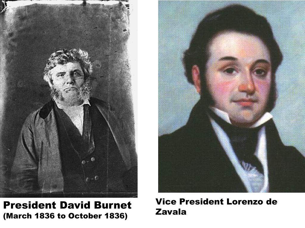 PPT - President David Burnet (March 1836 to October 1836) PowerPoint ...