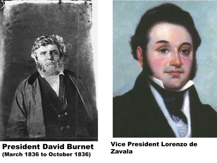 PPT - President David Burnet (March 1836 to October 1836) PowerPoint ...