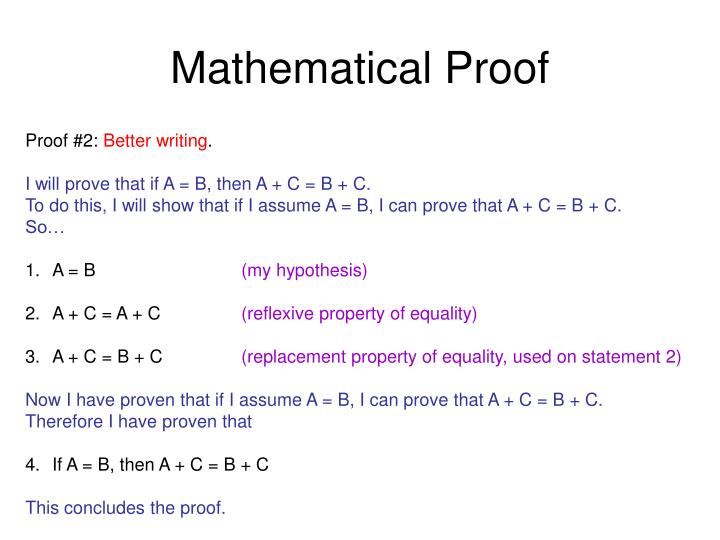 PPT Mathematical Proof PowerPoint Presentation ID 3111958 PPT Mathematical Proof PowerPoint Presentation ID 3111958