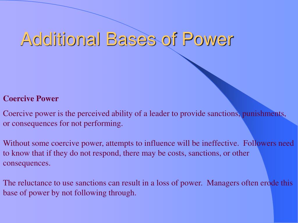 PPT - Situational Leadership: Perception and the Impact of Power ...