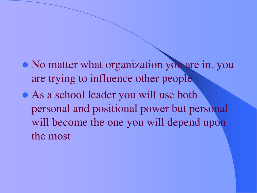 PPT - Situational Leadership: Perception and the Impact of Power ...