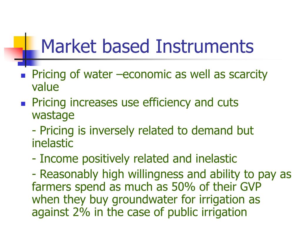 PPT - Economics of Groundwater Depletion: N eed for Demand Management ...