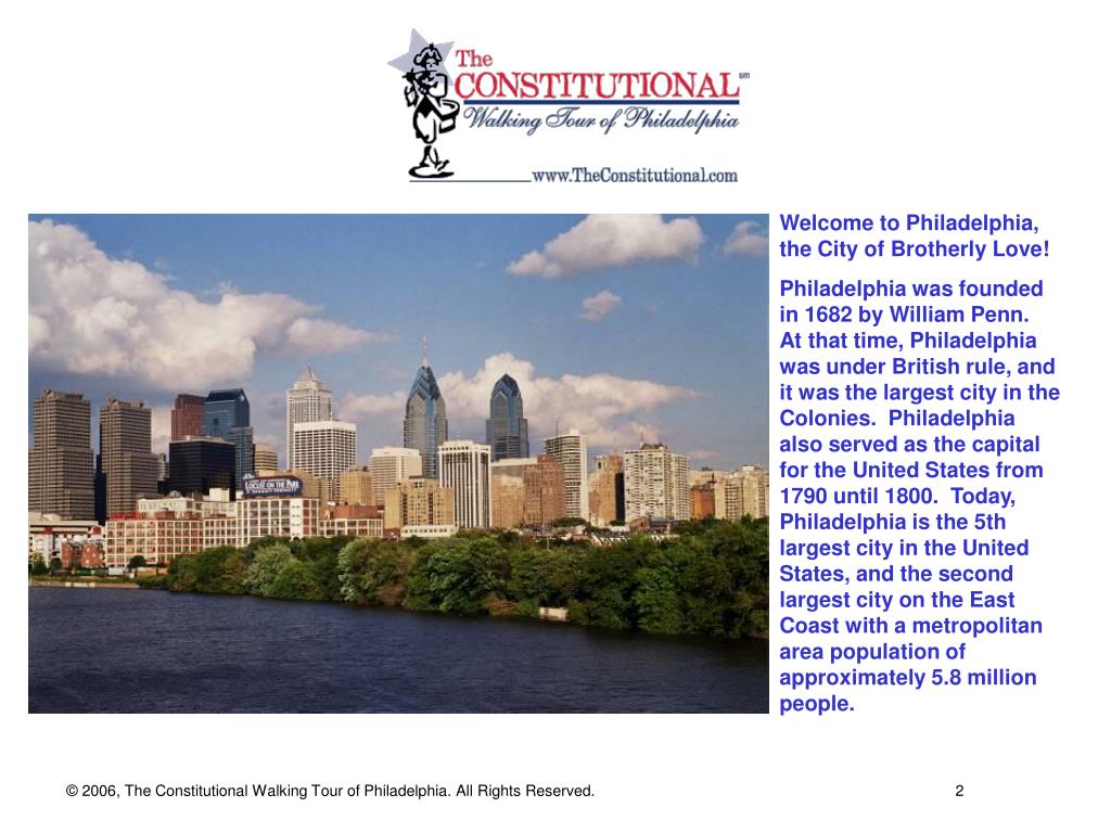 PPT - Virtual Field Trip of Historic Philadelphia, Where Every Day is ...