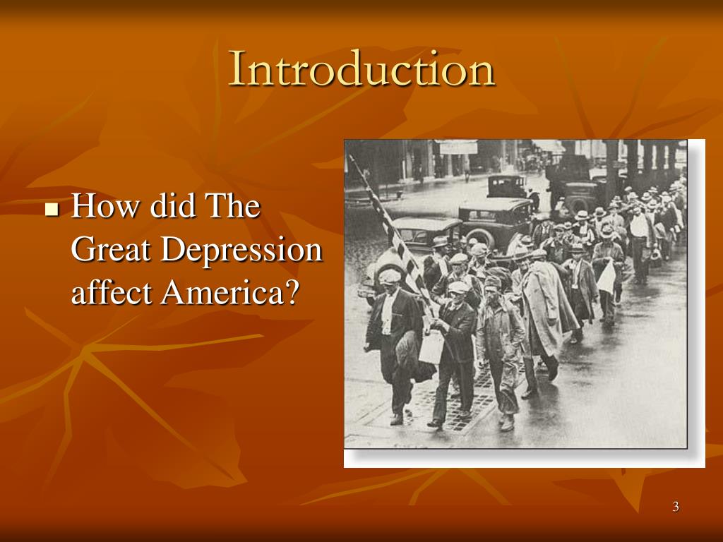 PPT - Historical Study: The Great Depression and The Dust Bowl ...